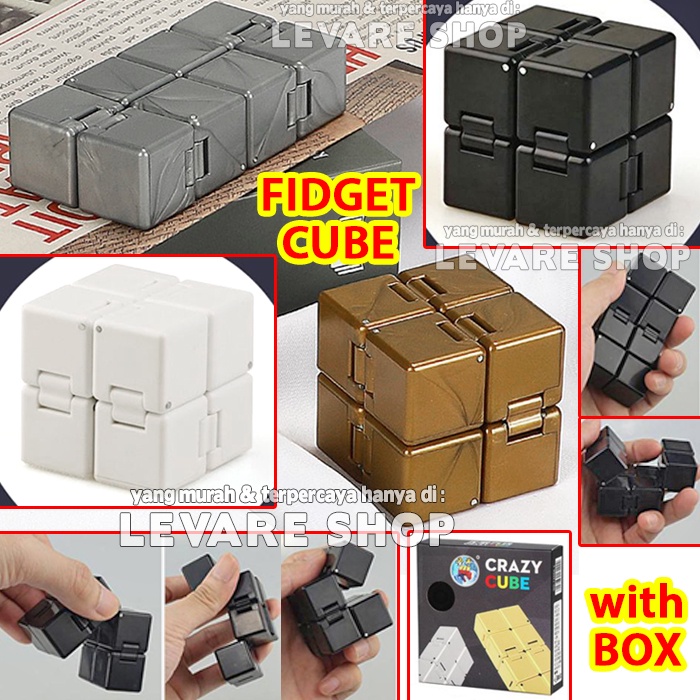 Jual Fidget Infinity Magic Cube Premium Rubik Mainan Toys Penghilang ...