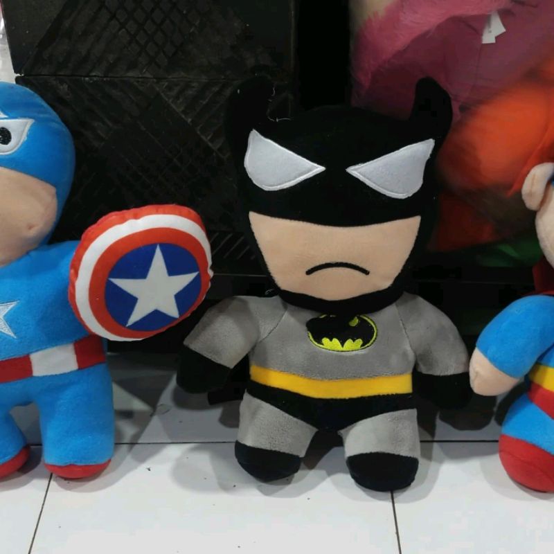 Jual boneka super hero batman spiderman hulk ironman kapten amerika ...