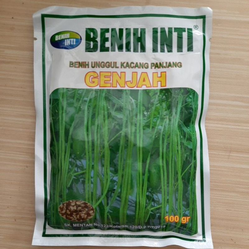 Jual Benih Kacang Panjang GENJAH 100gr - Benih Inti | Shopee Indonesia