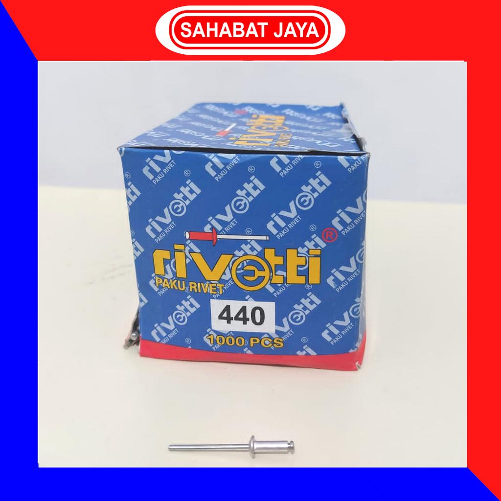 Jual Paku Rivet RIVETTI 423 429 435 440 450 540 550 (Paku Keling) isi ...