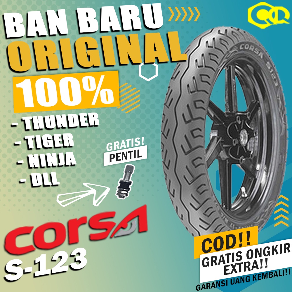 Jual BAN MOTOR CORSA S123 TUBLES RING 18 SEPASANG BAN TUBLES MOTOR RING ... Jual BAN MOTOR CORSA S123 TUBLES RING 18 SEPASANG BAN TUBLES MOTOR RING ...