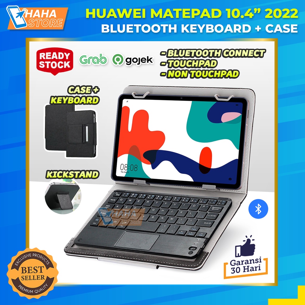 Jual Huawei Matepad 10.4 inch 2022 New Bluetooth Keyboard Case Book ...