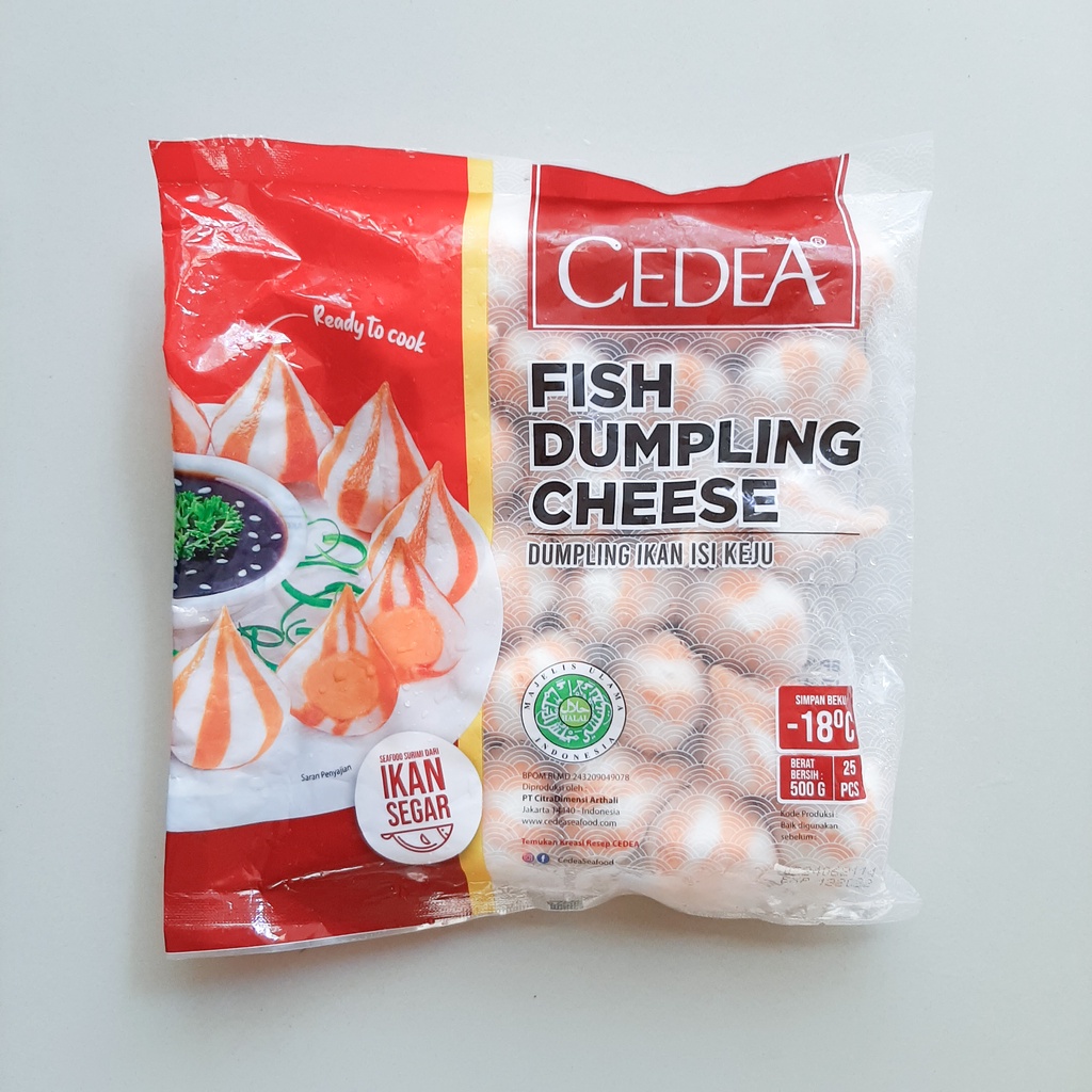 Jual Cedea Fish Dumpling Cheese Bakso Isi Keju Frozen Food | Shopee ...