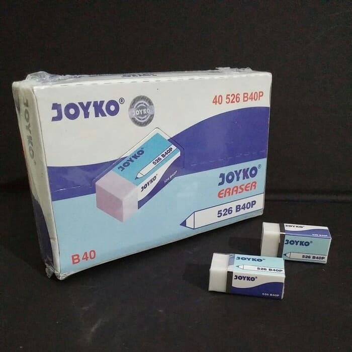 Jual Penghapus JOYKO Kecil Putih/Eraser Joyko B40P/Hapusan Stip Joyko ATK | Shopee Indonesia
