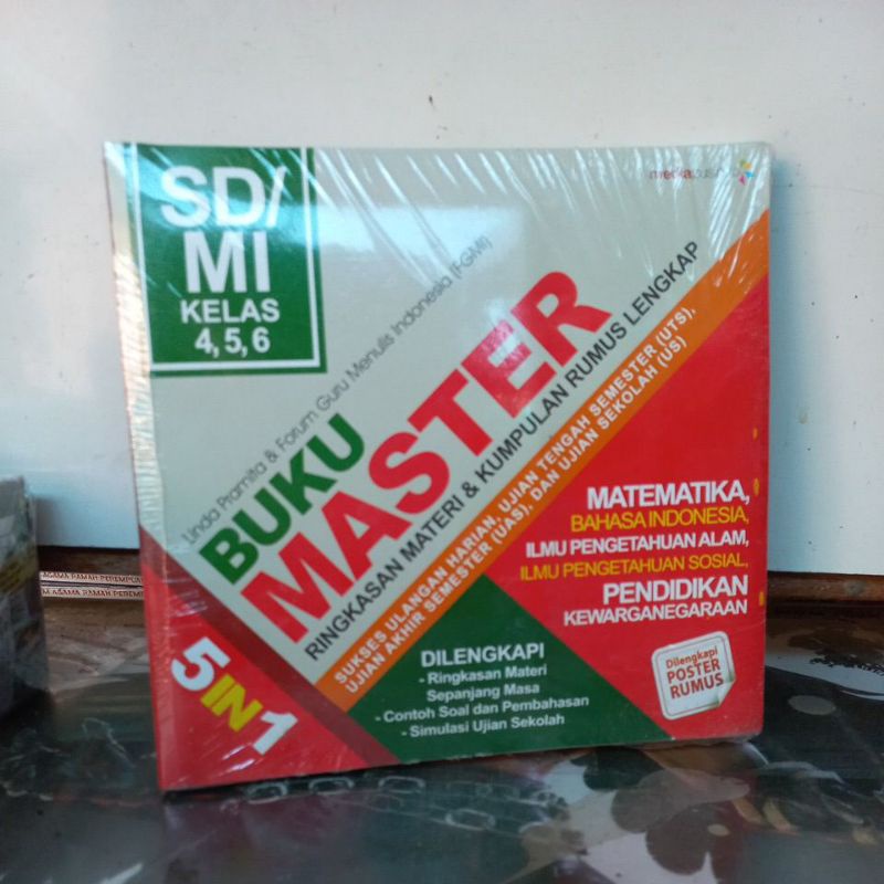 Jual Buku Bimbel - Buku Master 5 In 1 Ringkasan Materi & Kumpulan Rumus ...