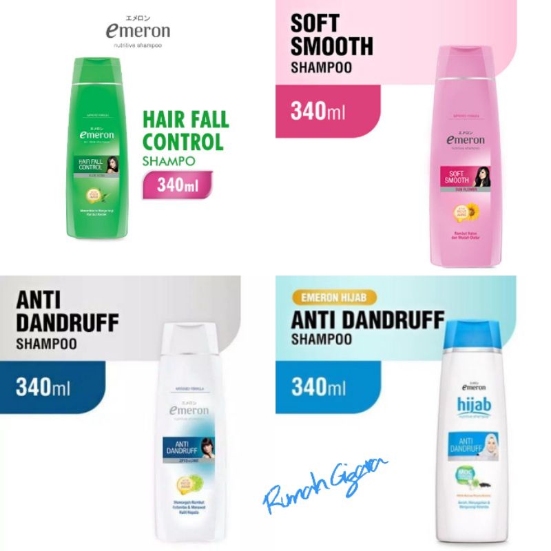 Jual EMERON NUTRITIVE SHAMPOO 340 ML 340ML Dan 170ML | Shopee Indonesia