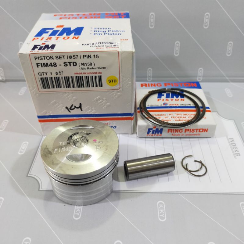 Jual Piston seher set xxb mio nouvo Fino fim 48 57 57,5 58 58,5 59 pin ...