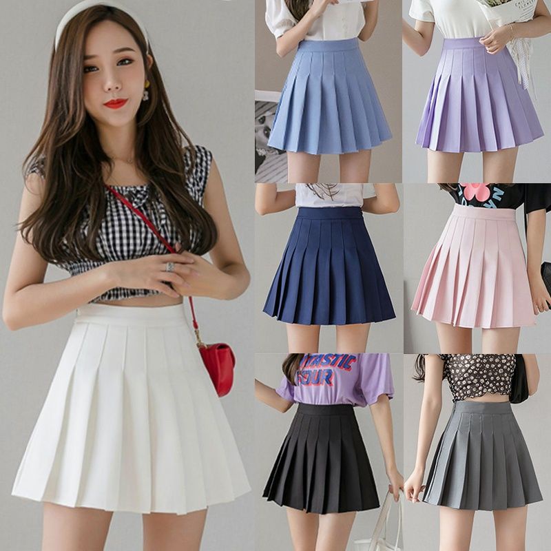Jual LOVELY 1063 Korean Mini Skrit /Tennis Skrit /Pleated Skrit /Rok ...