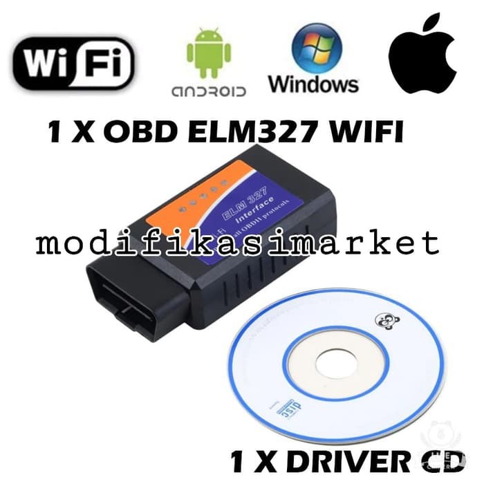Jual OBD SCANNER ELM327 WIFI CAR DIAGNOSTIC INTERFACE SCANNER ANDROID IOS | Shopee Indonesia