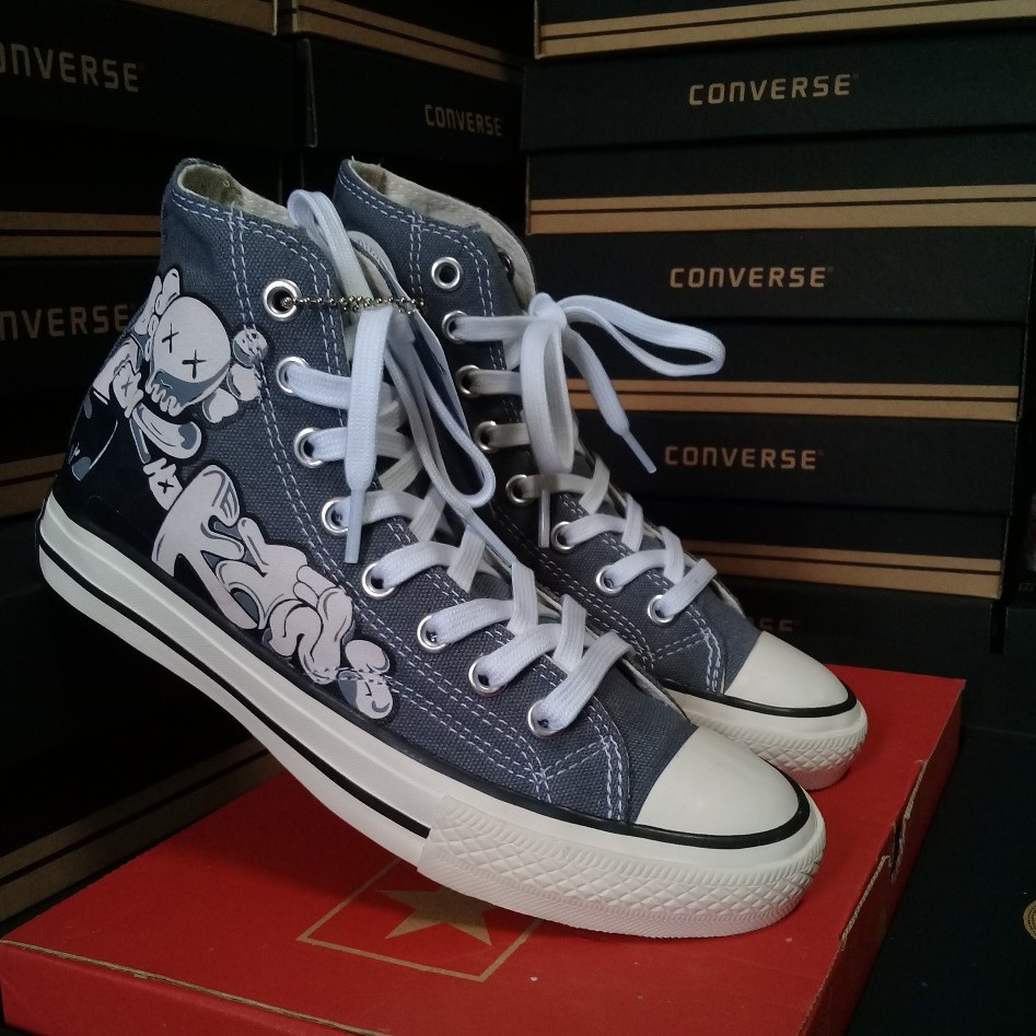 Jual SEPATU CONVERS CLASSIC KUNING x K-AWS | MADE IN VIETNAM-ABU ABU ...