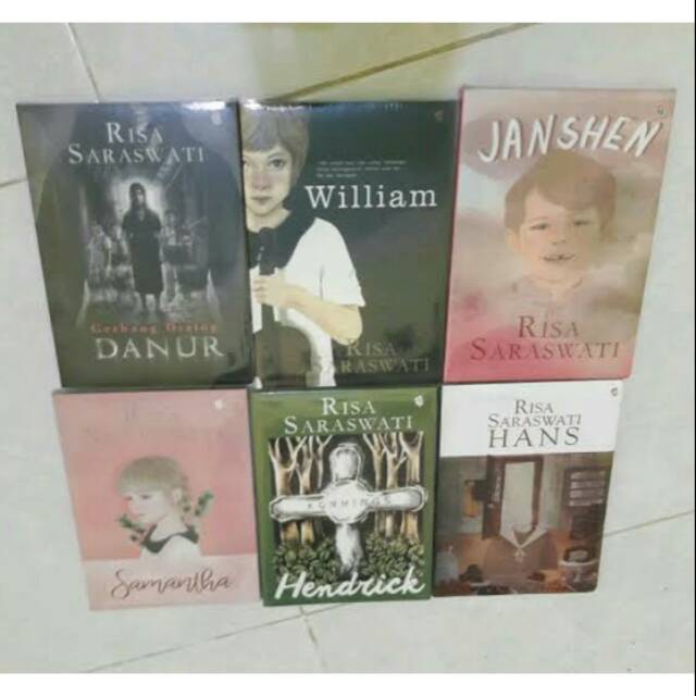 Jual 6 PAKET NOVEL RISA SARASWATI : DANUR - WILLIAM - JANSHEN ...