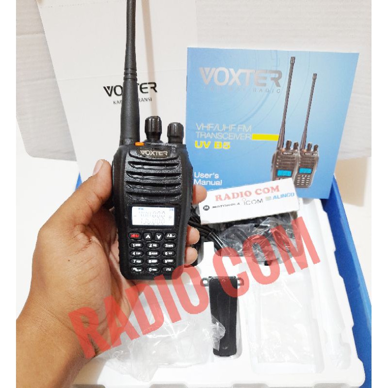 Jual HT DUALBAND VOXTER UV B5 MURAH / HANDY TALKY DUALBAND UV B5 VOXTER ...