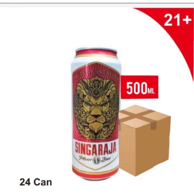 Jual 24 Singaraja Bir Kaleng 500ml | Shopee Indonesia
