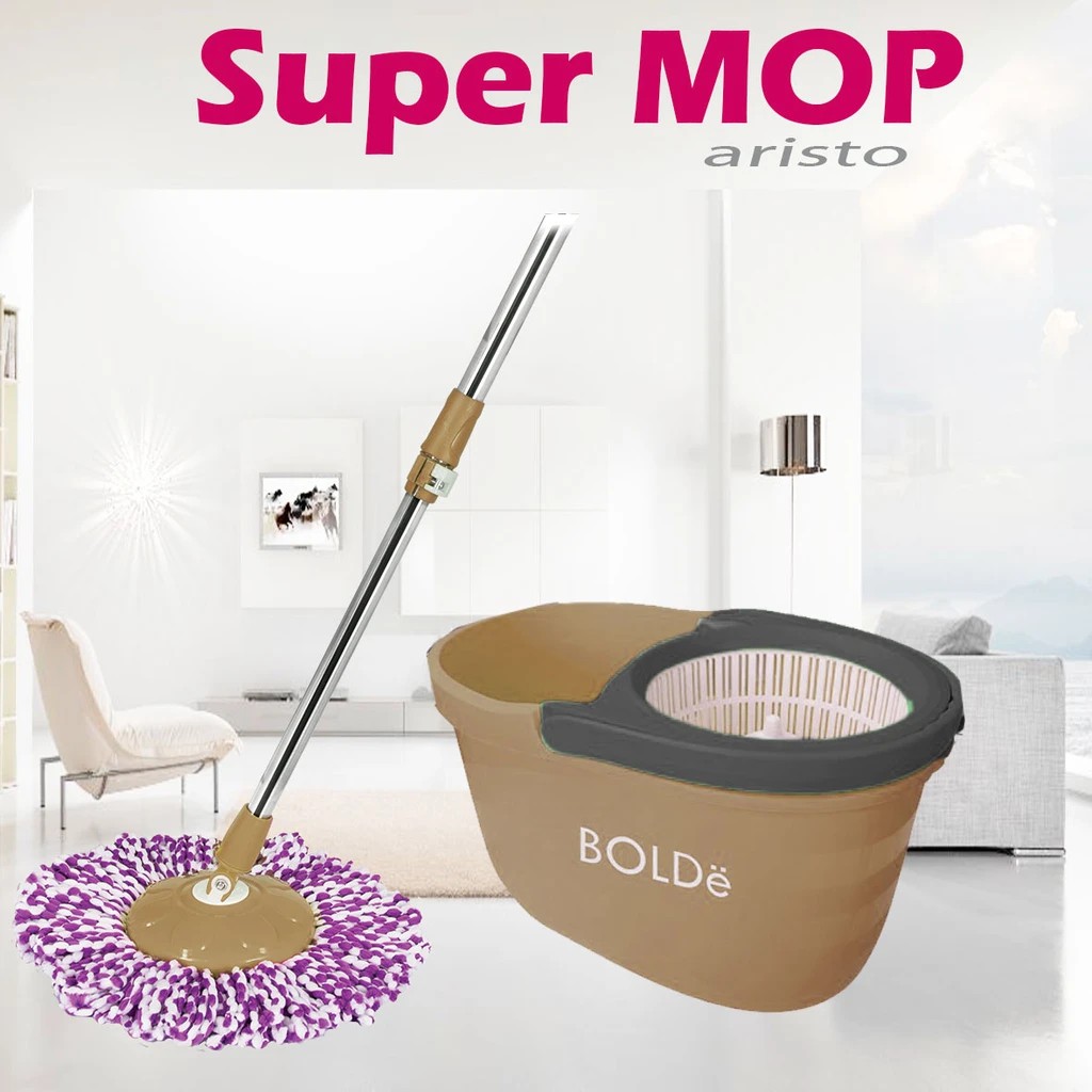 Jual BOLDe Super MOP ARISTO Alat Pel Praktis 7 Liter | Shopee Indonesia