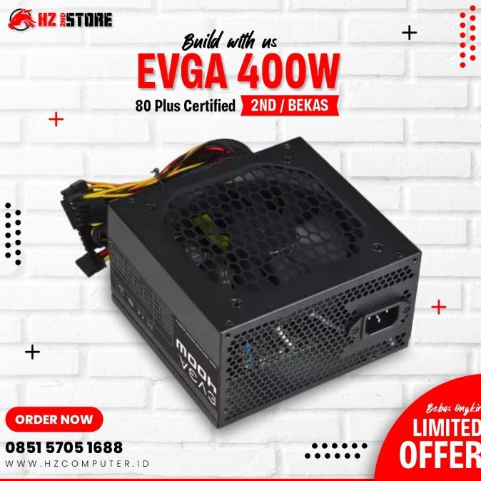 Jual PSU EVGA 400W 80 Plus Certified | 400 Watt | Power Supply | Shopee Indonesia
