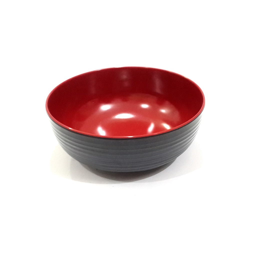 Jual MANGKUK ULIR CANTIK MERAH HITAM Golden Dragon W06A5 Mangkok ...