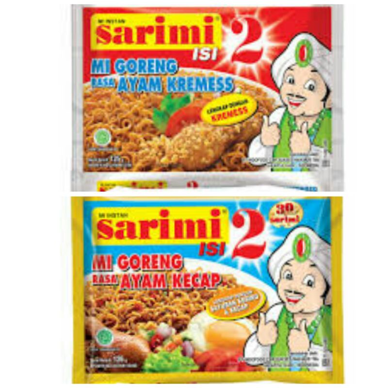 Jual SARIMI ISI 2 MI GORENG INSTANT 125 Gr | Shopee Indonesia