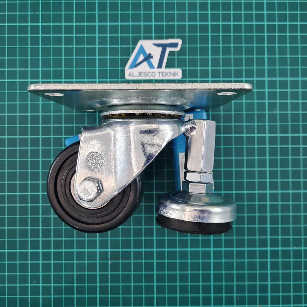 Jual RODA HEAVY DUTY 2.5 INCH HIDUP NYLON ETALASE - TROLI - GEROBAK ...