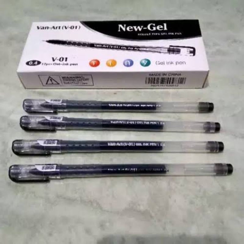 Jual Pulpen Gel ZuiXua / Pen Gel / HITAM 0.4mm (GROSIR!!) | Shopee ...