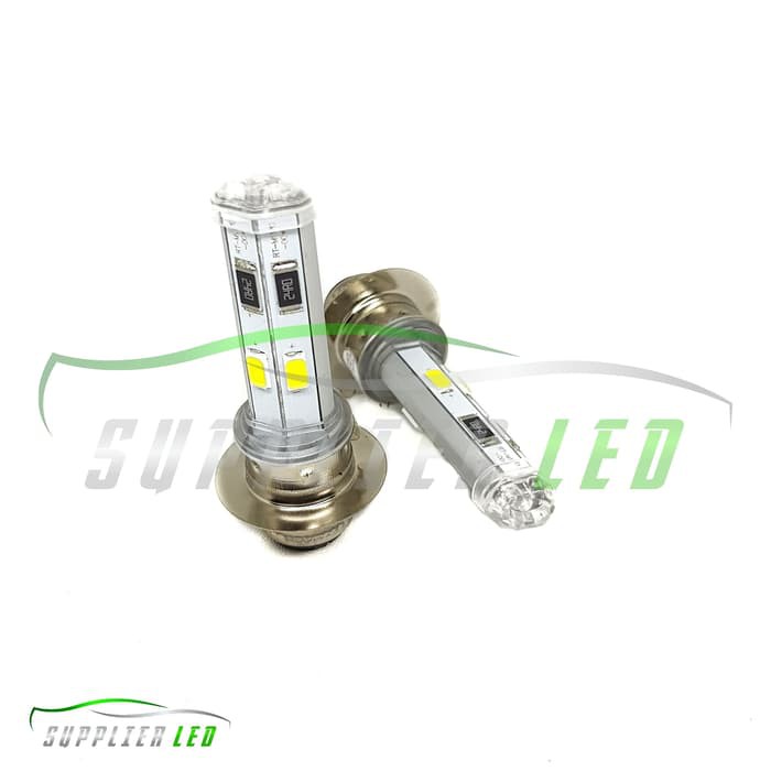 Jual Lampu Utama LED Motor Bebek Matic Skutik Socket H6 RTD 4 Sisi PnP ...