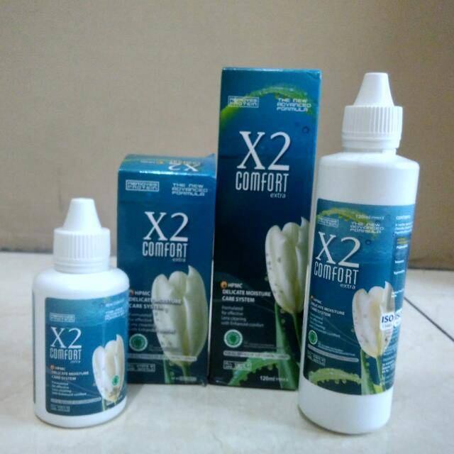 Jual Cairan air softlens solution soflen x2 comfort 60ml dan 120ml ...