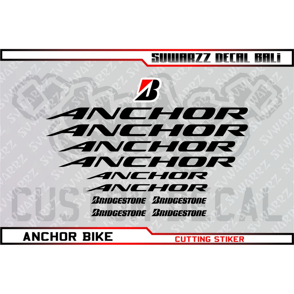 Jual DECAL STICKER ANCHOR BIKE CUTTING STIKER | Shopee Indonesia