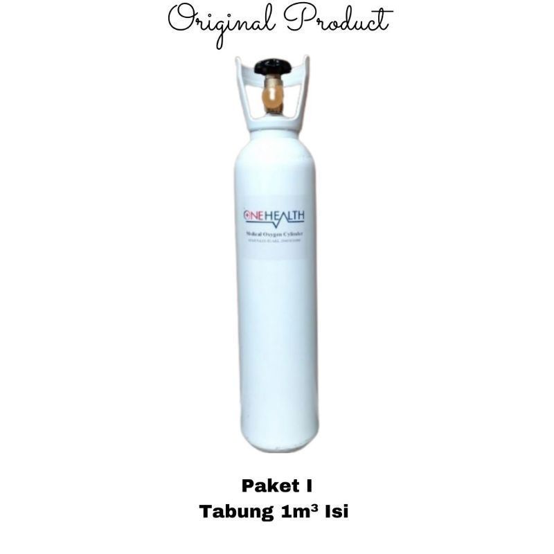 Jual Paket lengkap tabung oksigen 1m3 termurah isi full tinggal pakai | Shopee Indonesia