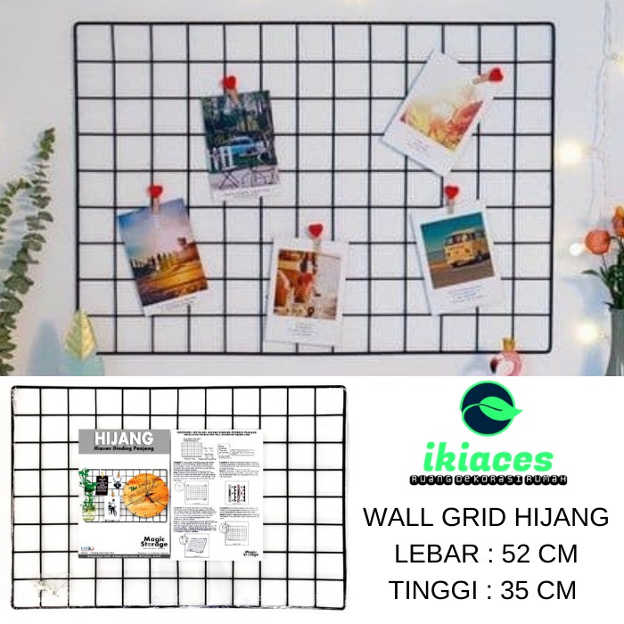 Jual WALL GRID HIJANG WIRE GRID HIASAN DINDING JARING DINDING DEKORASI ...