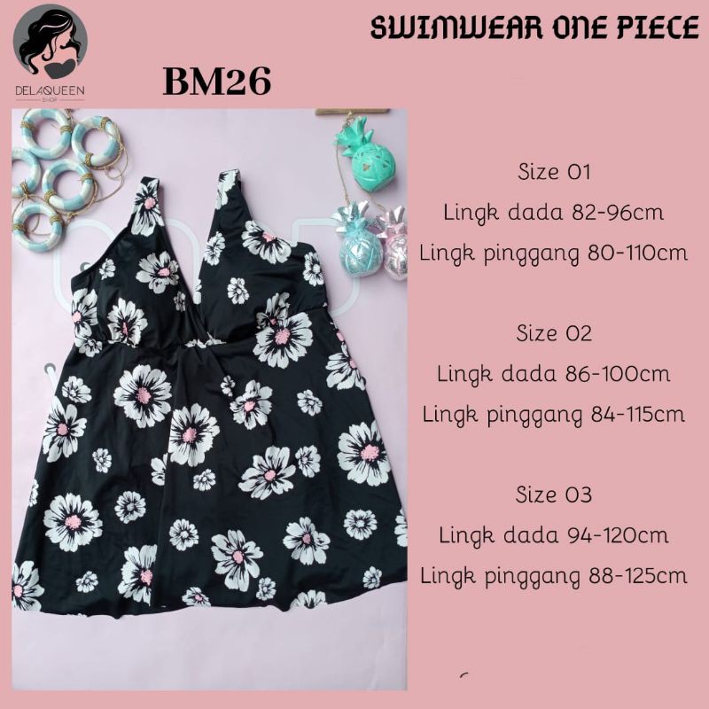 Jual Delaqueen | baju renang big size.BM26 | Shopee Indonesia