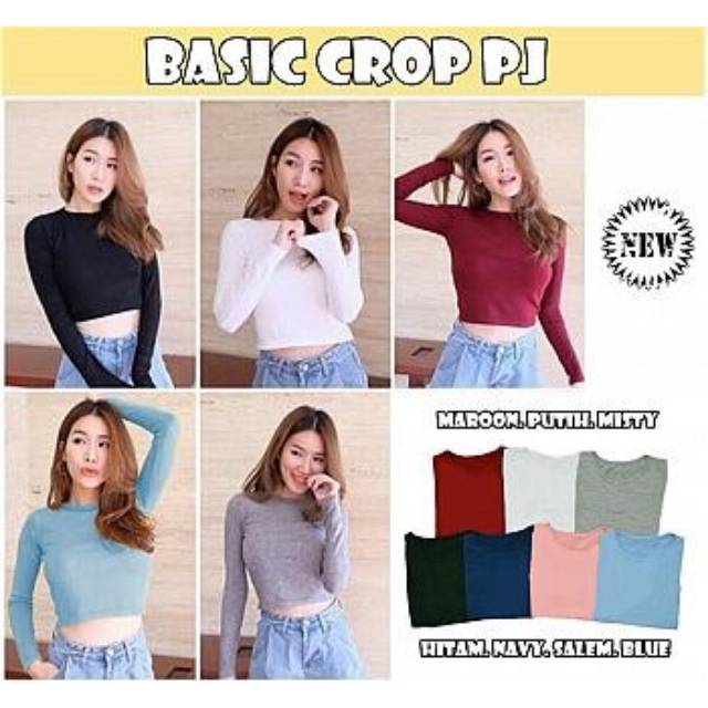 Jual Basic Crop | Shopee Indonesia