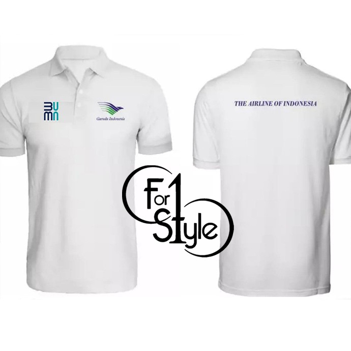 Jual POLO SHIRT GARUDA INDONESIA THE AIRLINE OF INDONESIA - BUMN LOGO ...