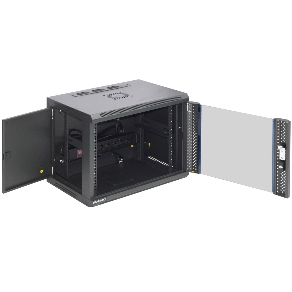 Jual Indorack WIR4508S - 8U Wallmount Rack Single Door | Shopee Indonesia