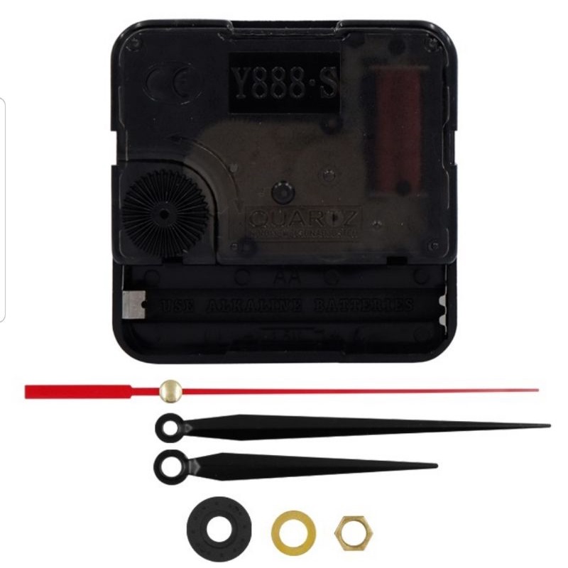 Jual Movement Wall Clock Mesin Jam Dinding Edison Y888S Sweep Silent ...
