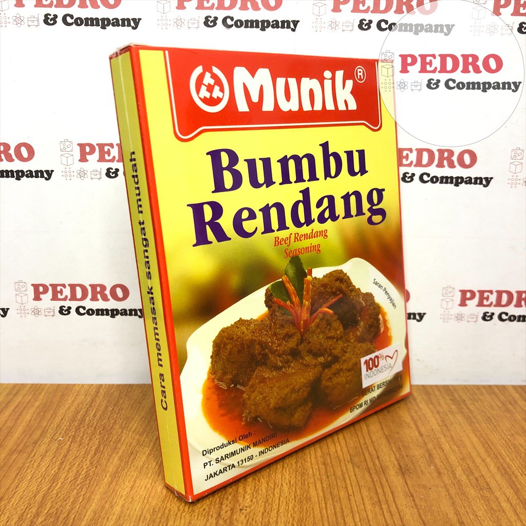 Jual Munik bumbu rendang 115 gram - beef rendang spice | Shopee Indonesia