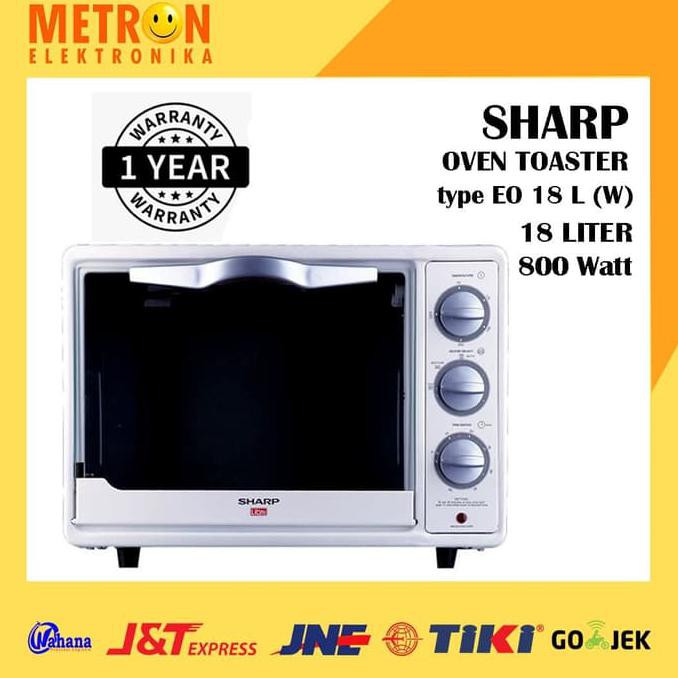 Jual SHARP EO18LW / OVEN TOASTER / SHARP EO 18 LW | Shopee Indonesia