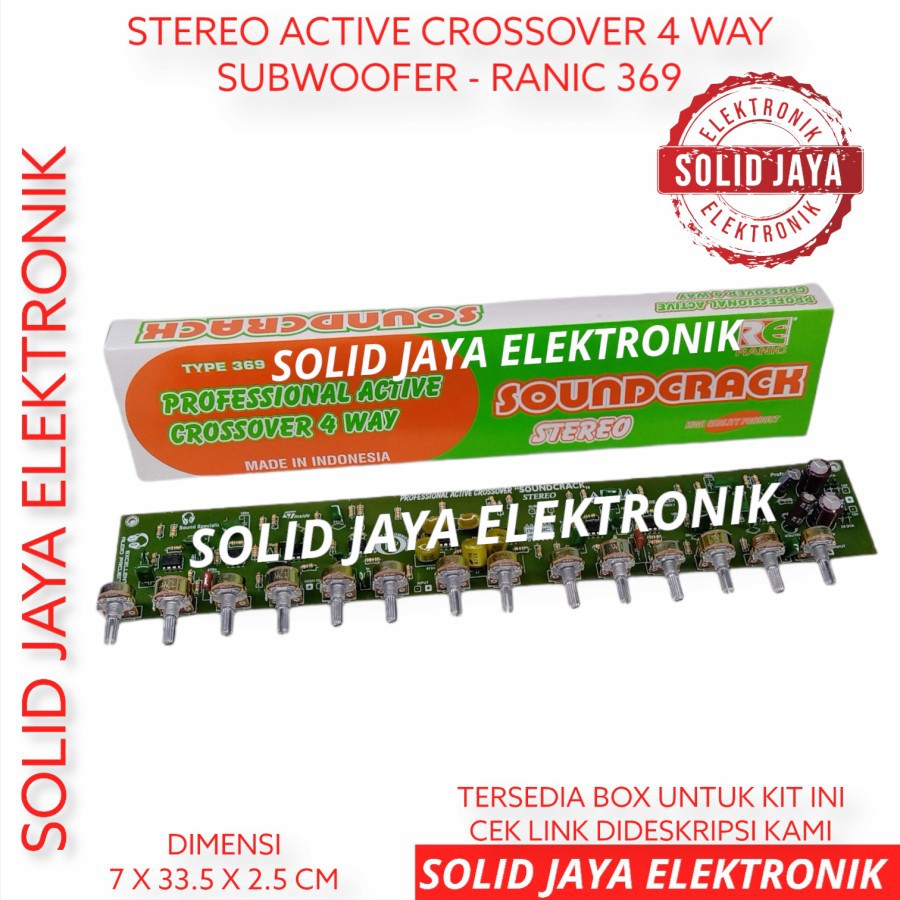 Jual KIT CROSSOVER AKTIF 4 WAY STEREO SUBWOOFER CROSOVER KROSOVER AKTIF ...