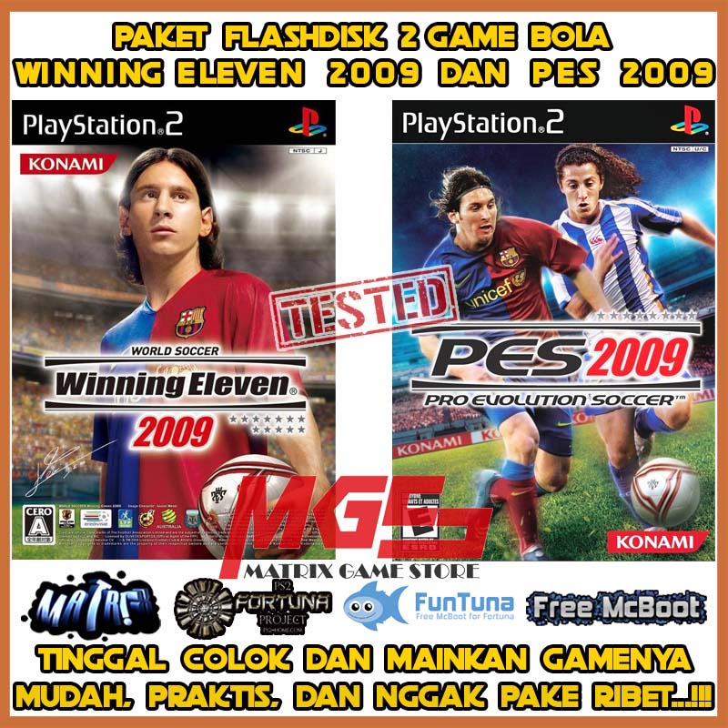 Jual Flashdisk Game PS2 PS 2 PES 2009 dan Winning Eleven 2009 | Shopee Indonesia