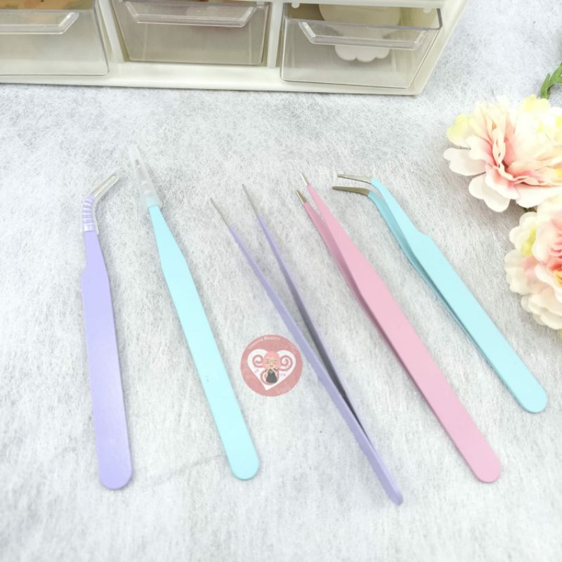Jual Candy Color Precision Tweezers | Macaron Tweezers | Penjepit ...