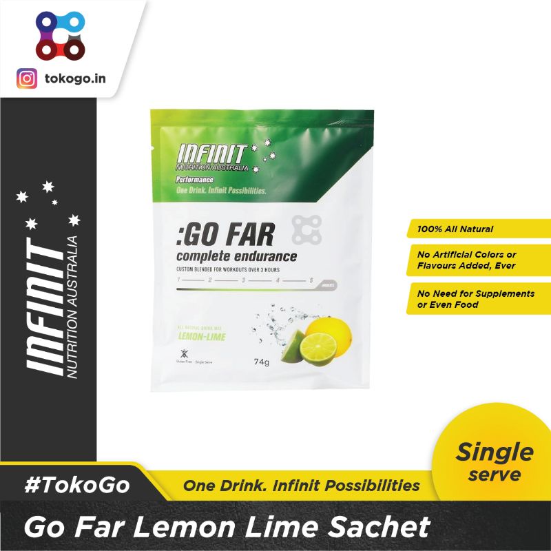 Jual INFINIT :GO FAR complete endurance - LEMON LIME (SACHETS) | Shopee ...
