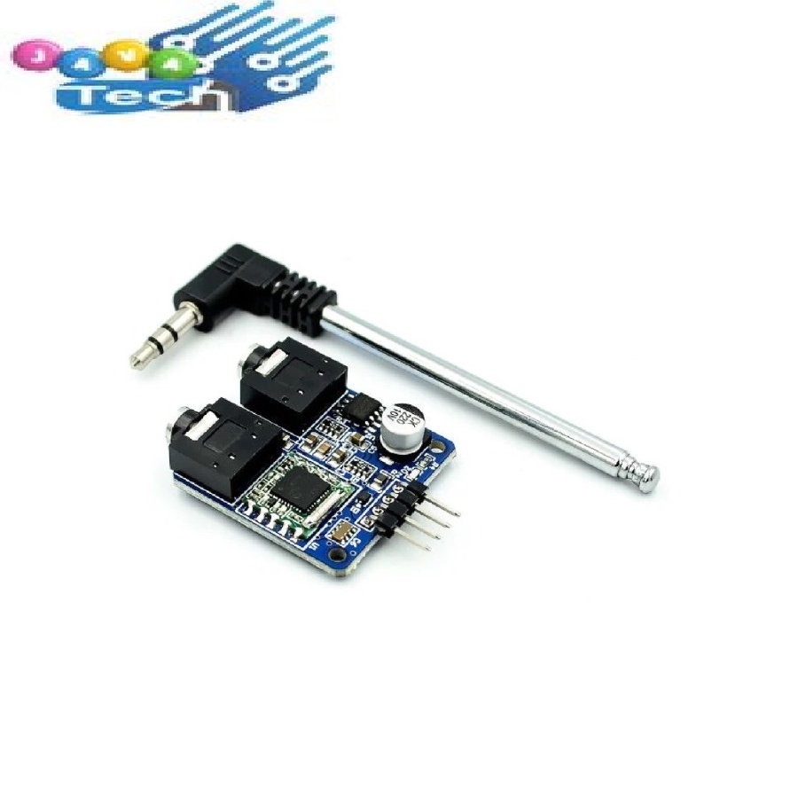 Jual TEA5767 with Antenna FM Stereo Radio Receiver Module I2C Interface | Shopee Indonesia