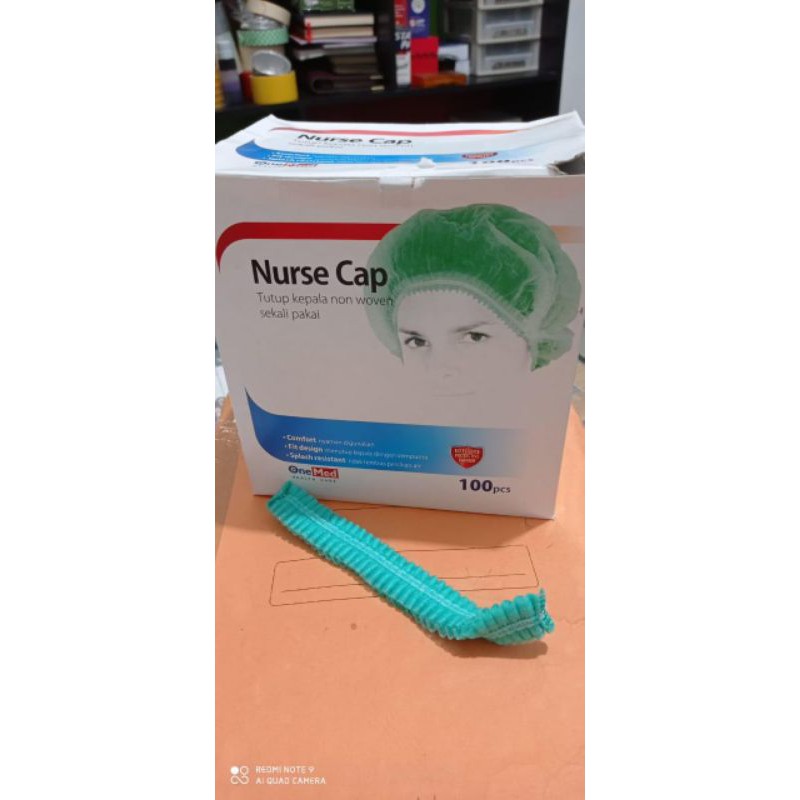 Jual Nurse Cap/Penutup Rambut/Penutup Kepala/1Box=100pcs | Shopee Indonesia