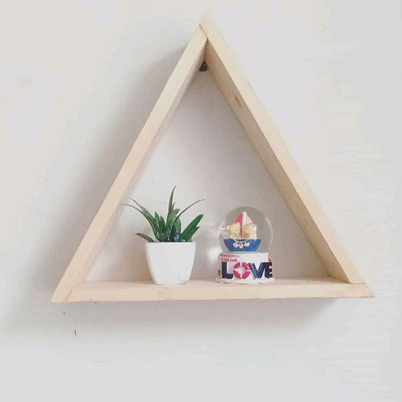 Jual Rak Dinding Serbaguna Segitiga | Shopee Indonesia