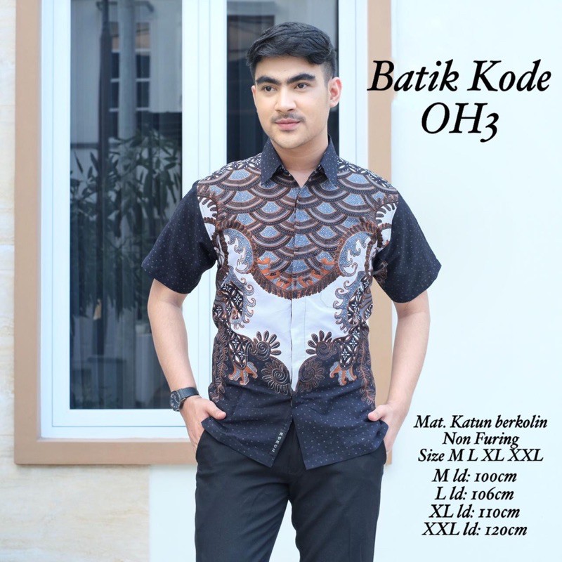 Jual Batik Lanang kode OH | Shopee Indonesia