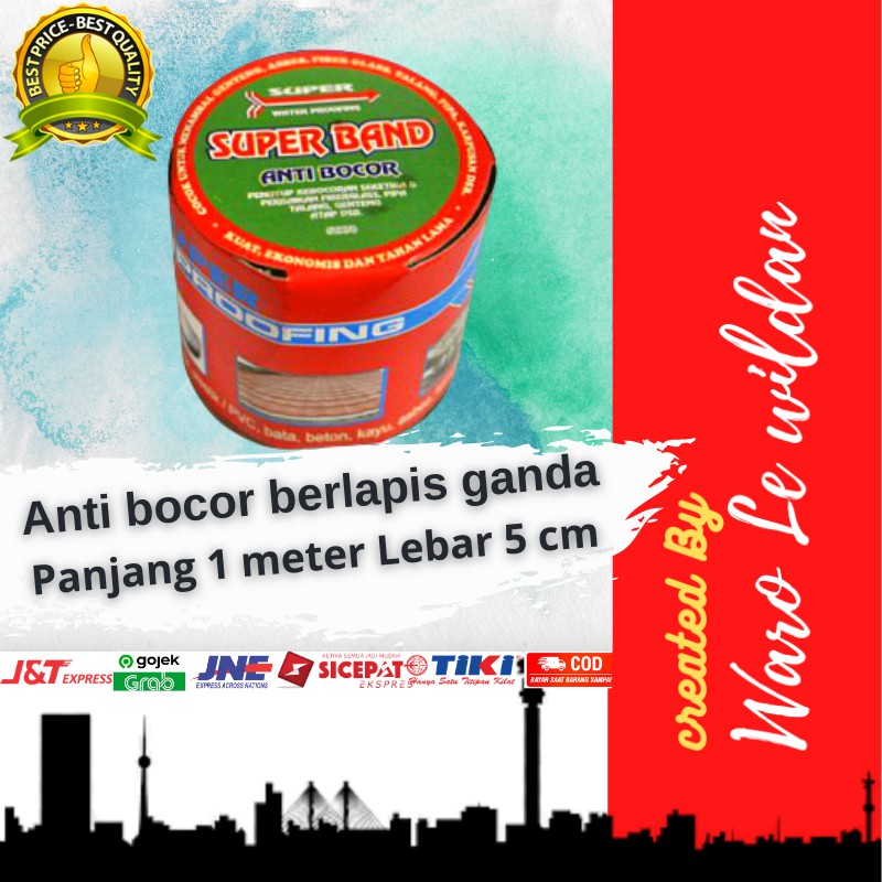 Jual Lakban Anti Bocor Air untuk tambal Atap Genteng Asbes Seng | Shopee Indonesia