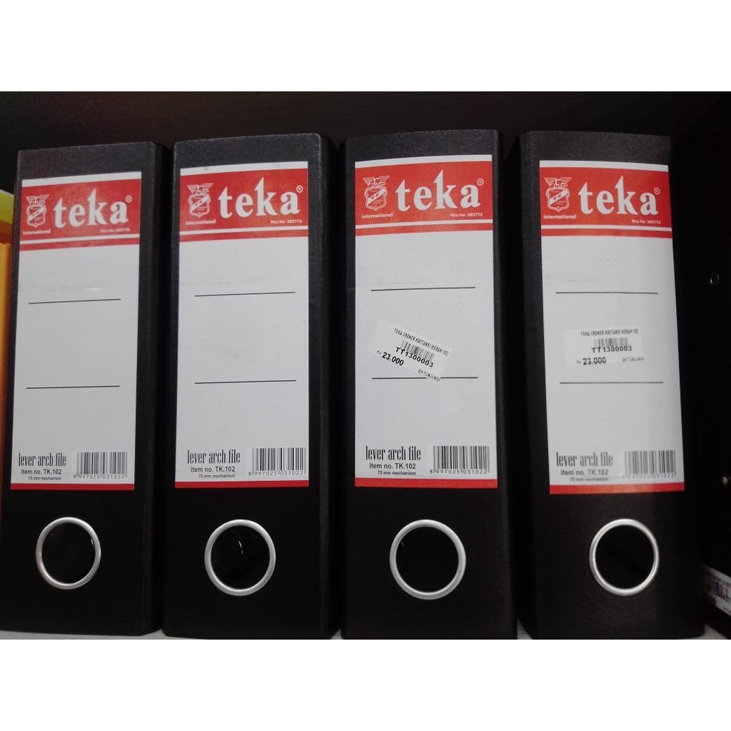 Jual Teka ordner small folio kwitansi F4 Merah | Shopee Indonesia