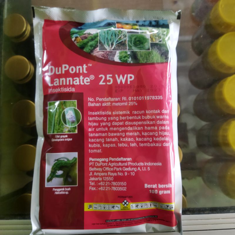 Jual INSEKTISIDA LANNATE 25 WP 100 GRAM | Shopee Indonesia