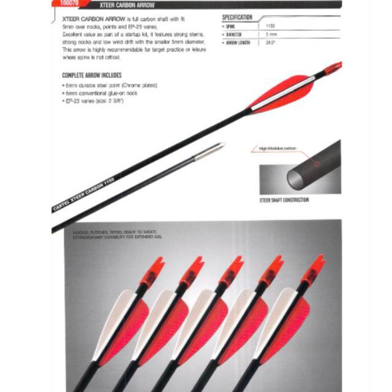 Jual ARROW CARTEL XTEER CARBON ARROW 1150 - Arrow Pure Carbon Olahraga ...