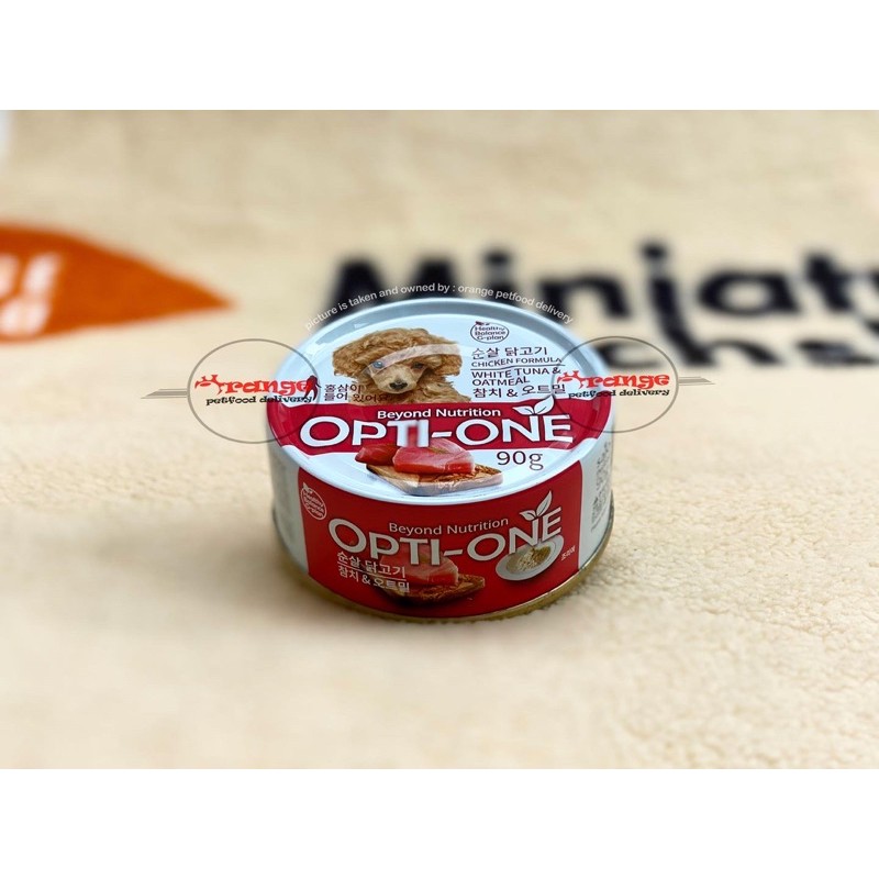 Jual opti-one chicken, white tuna & oatmeal 90 gr optione dog wet food ...