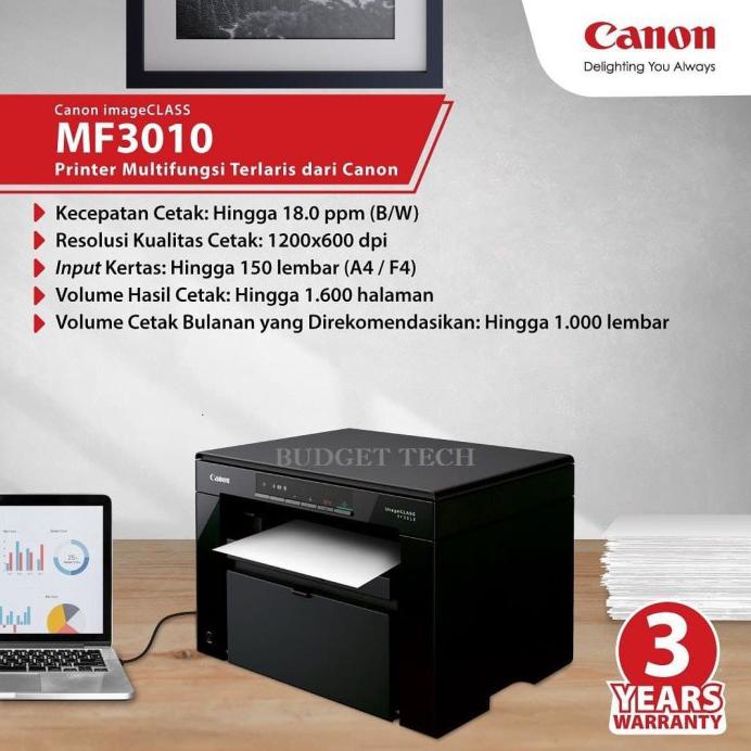 Jual CANON IMAGECLASS MONO MF3010 - PRINT/SCAN/COPY | Shopee Indonesia
