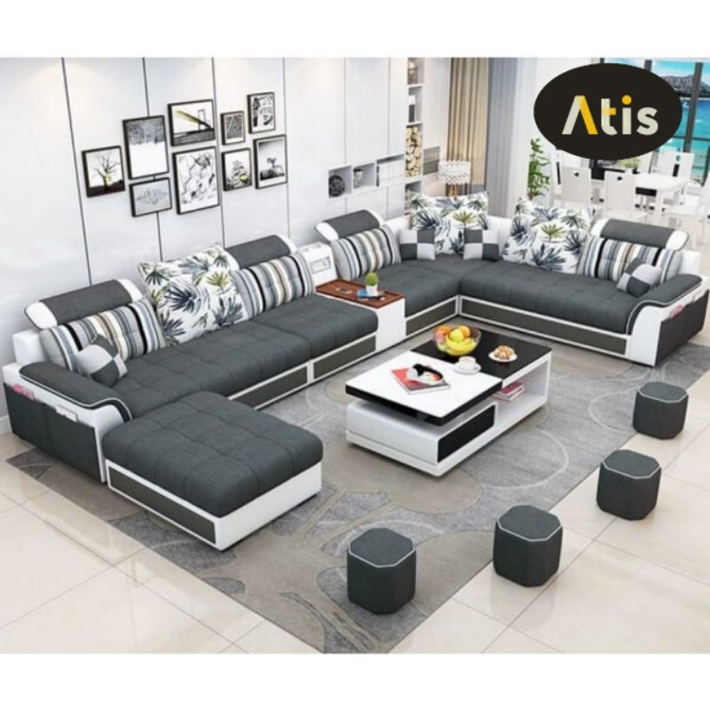 Jual U03 SOFA MINIMALIS MODERN SOFA RUANG TAMU KURSI SOFA MINIMALIS SOFA TAMU MINIMALIS KURSI SOFA Shopee Indonesia